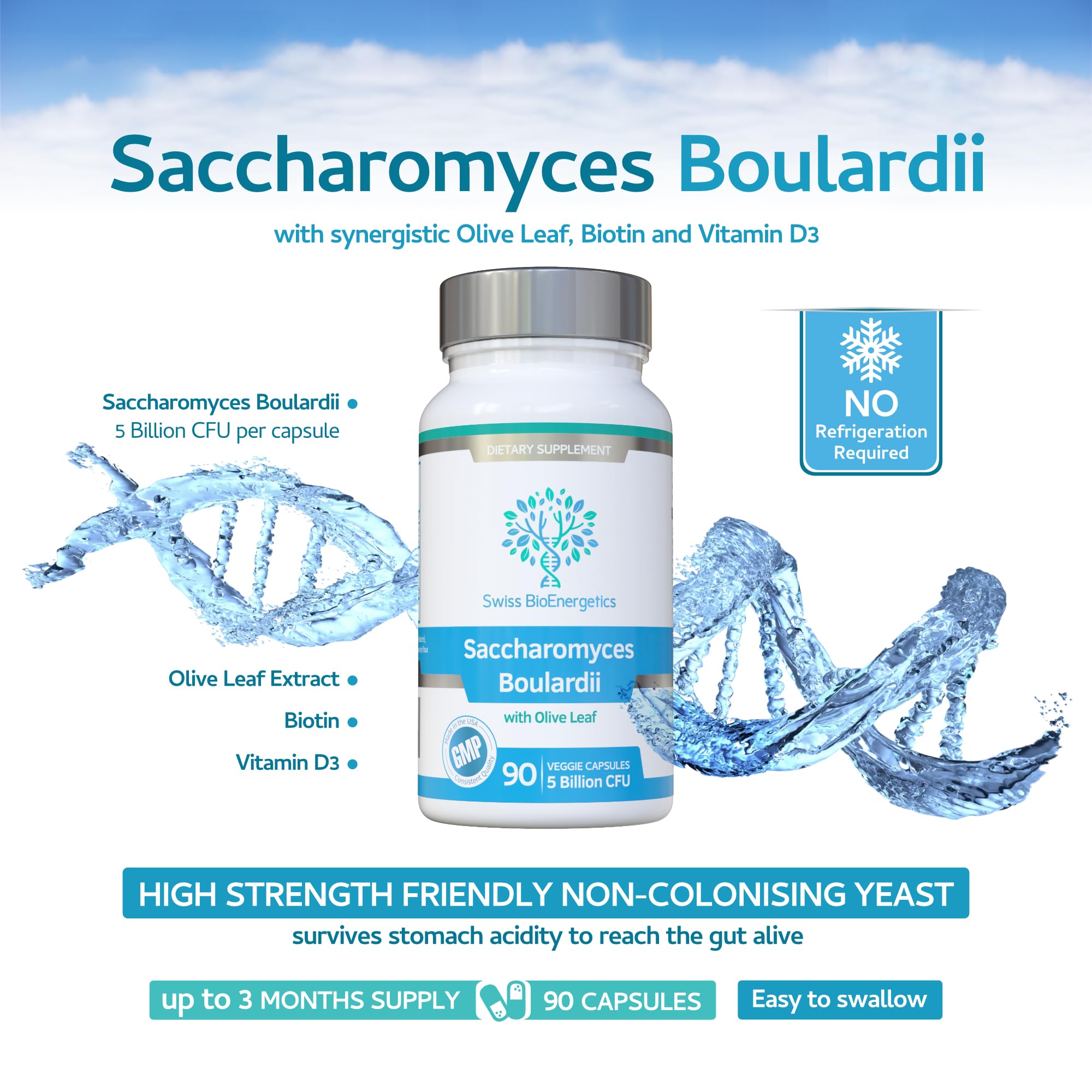 yeast supplement with olive leaf