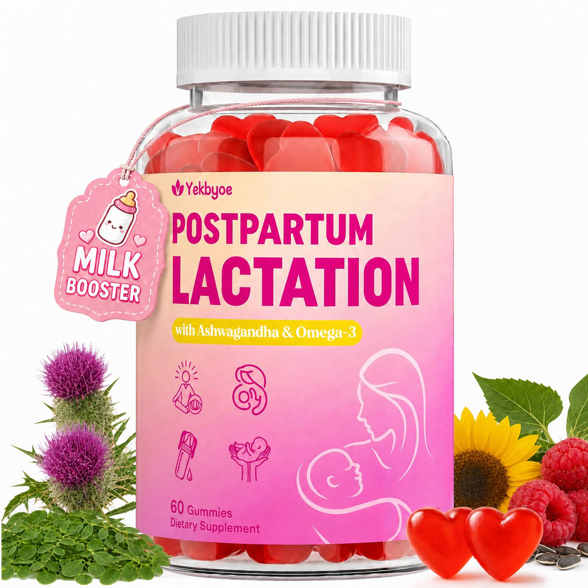 YEKBYOE lactation support gummies