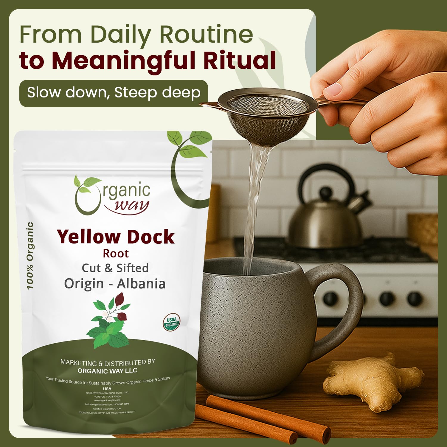 yellow dock root for digestion