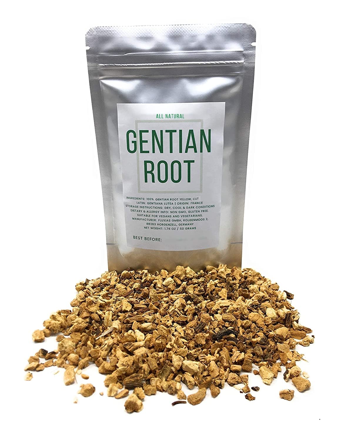 yellow gentian root herbal tea