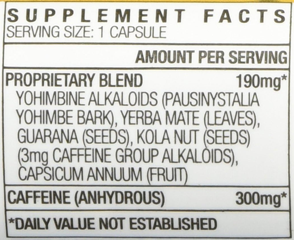 Yellow Hornet capsules for vitality