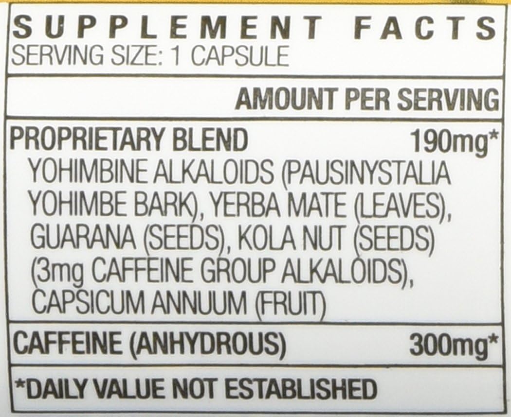Yellow Hornet capsules for vitality
