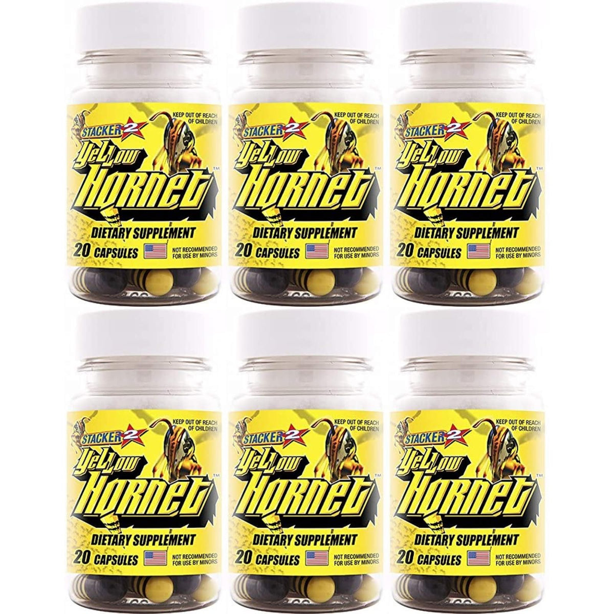 Yellow Hornet herbal supplement capsules