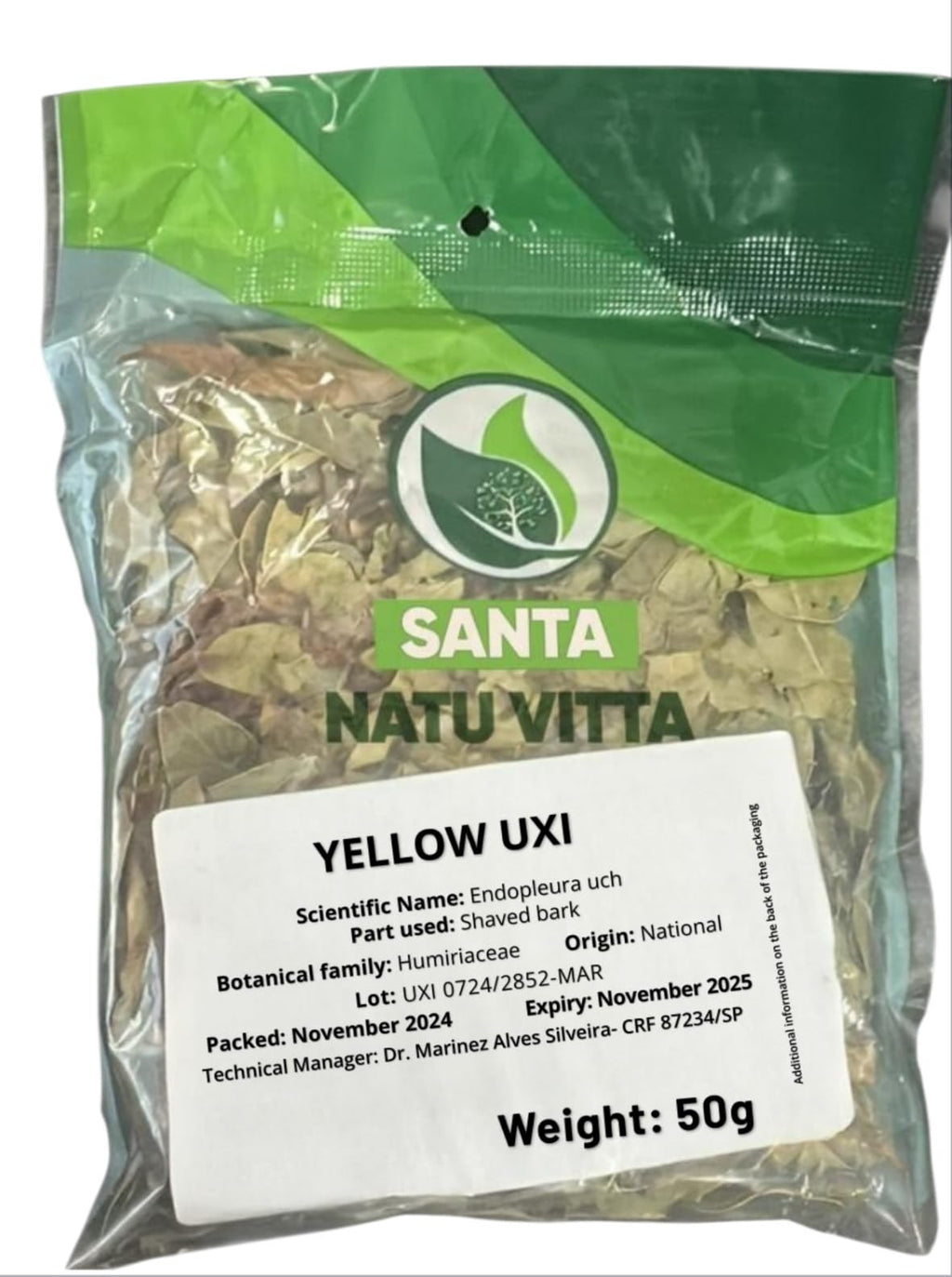 Yellow Uxi herbal tea loose leaves