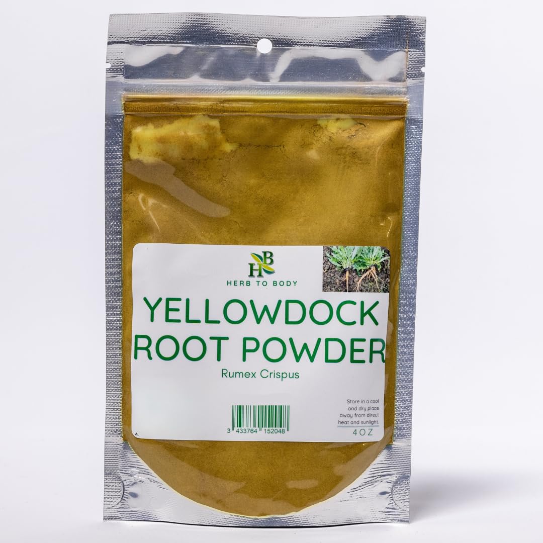 Yellowdock root powder for herbal tea