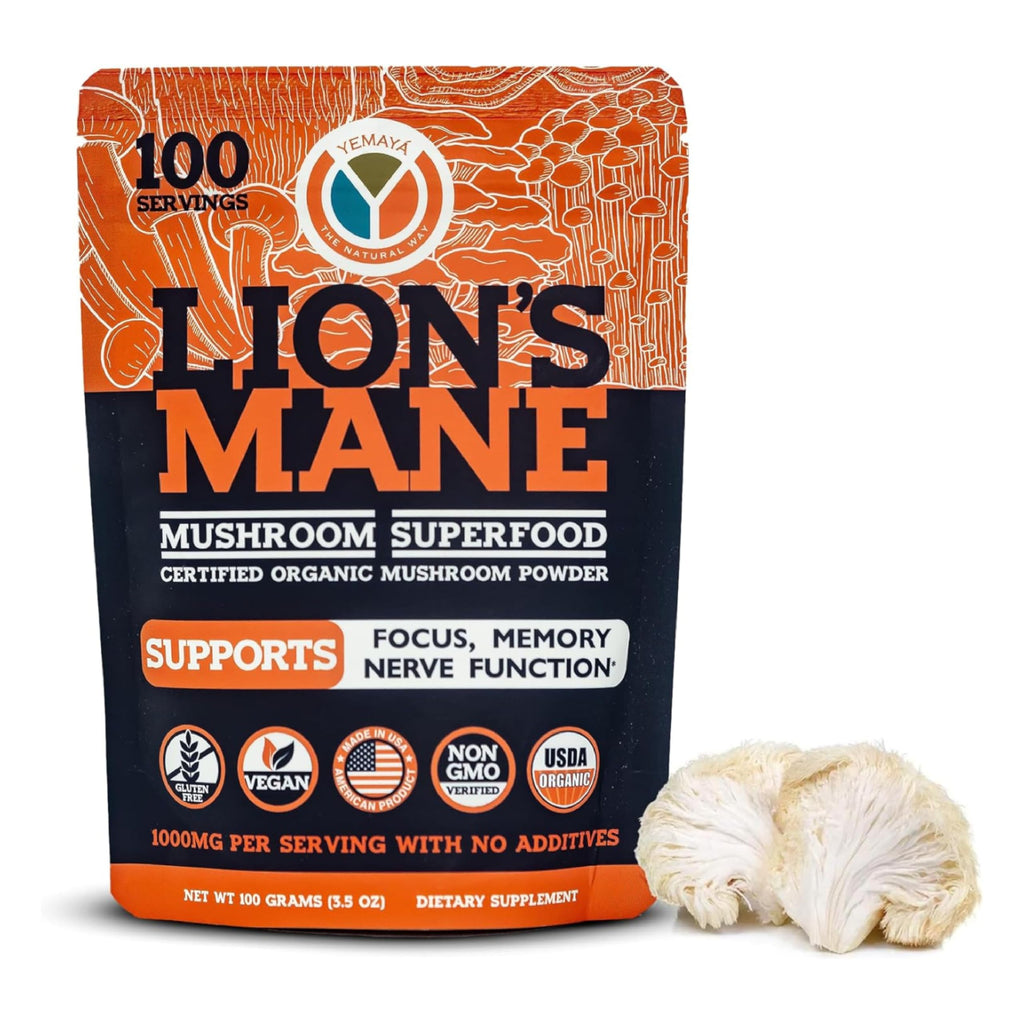 Yemayá organic lion's mane mushrooms