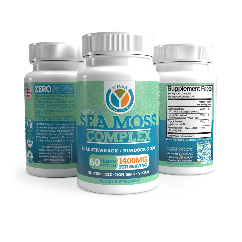 Yemayá sea moss capsules benefits