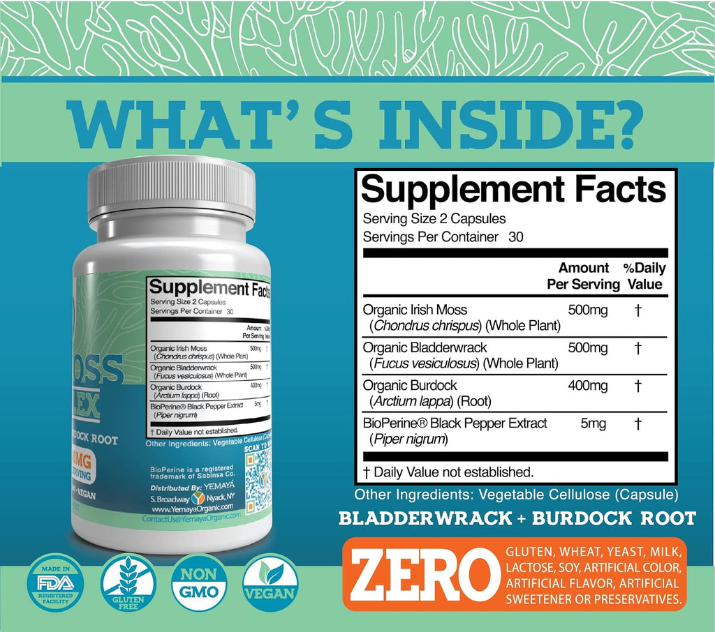 Yemayá sea moss for energy boost