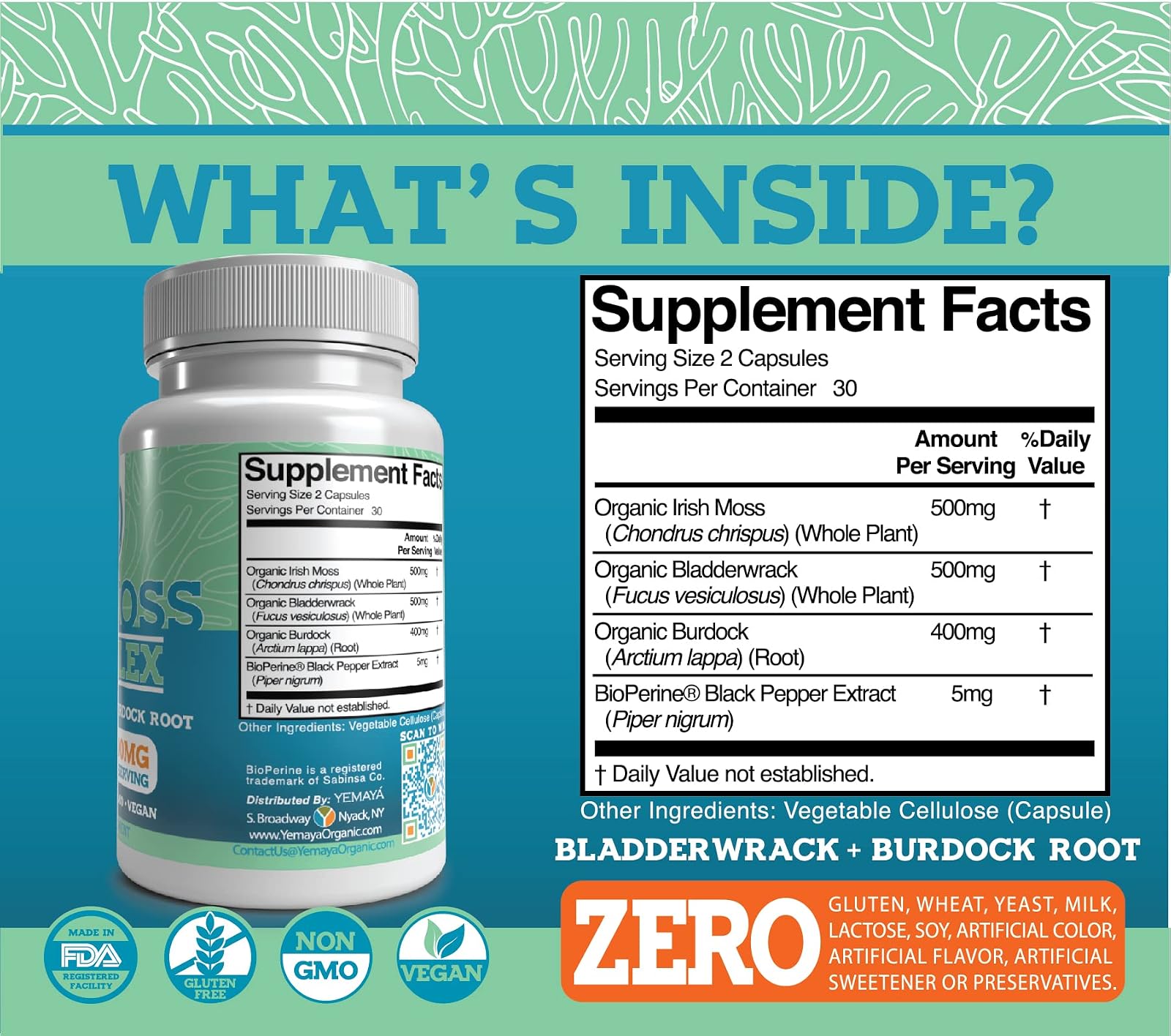 Yemayá sea moss for energy boost