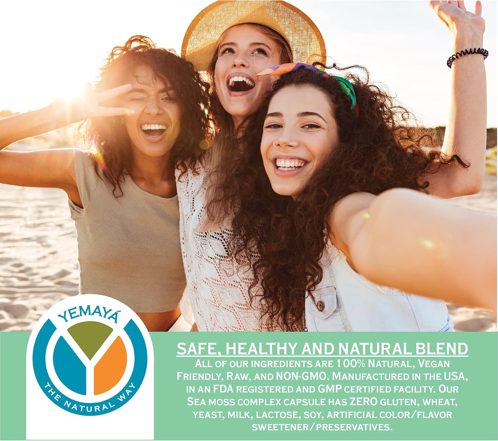 Yemayá sea moss for skin nourishment