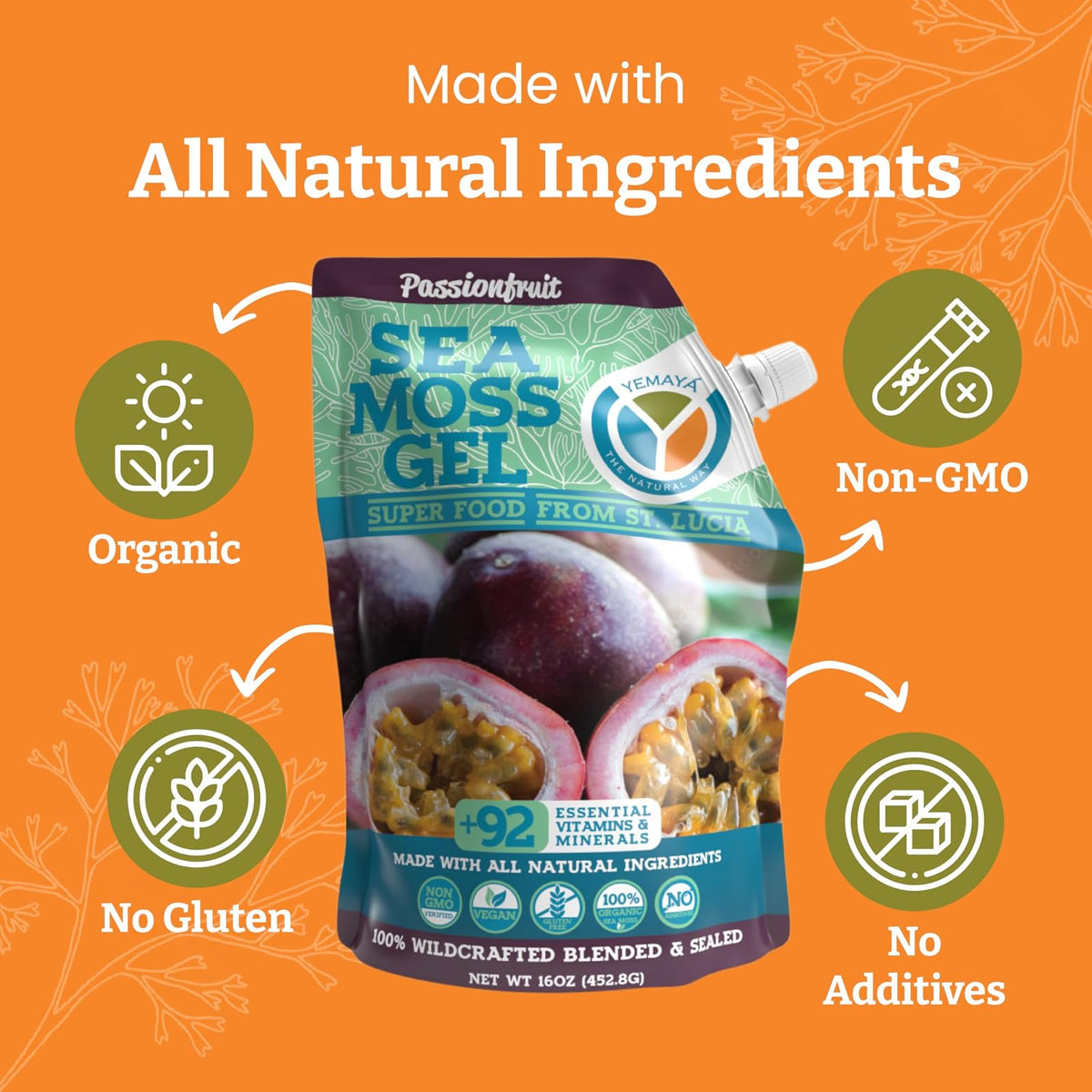 Yemayá sea moss gel for wellness