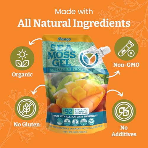 Yemayá sea moss gel with fruit