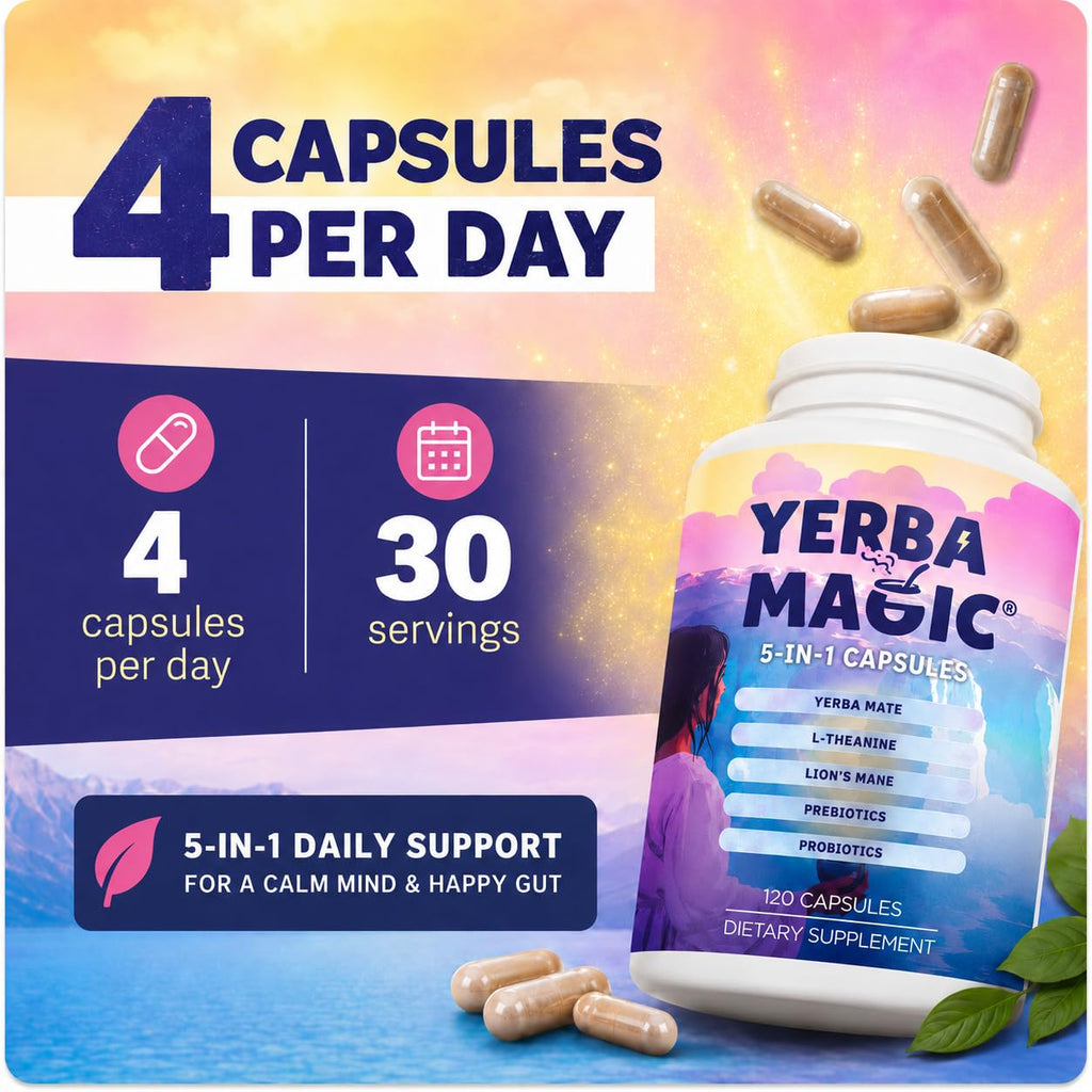 Yerba Magic capsules for daily nutrition
