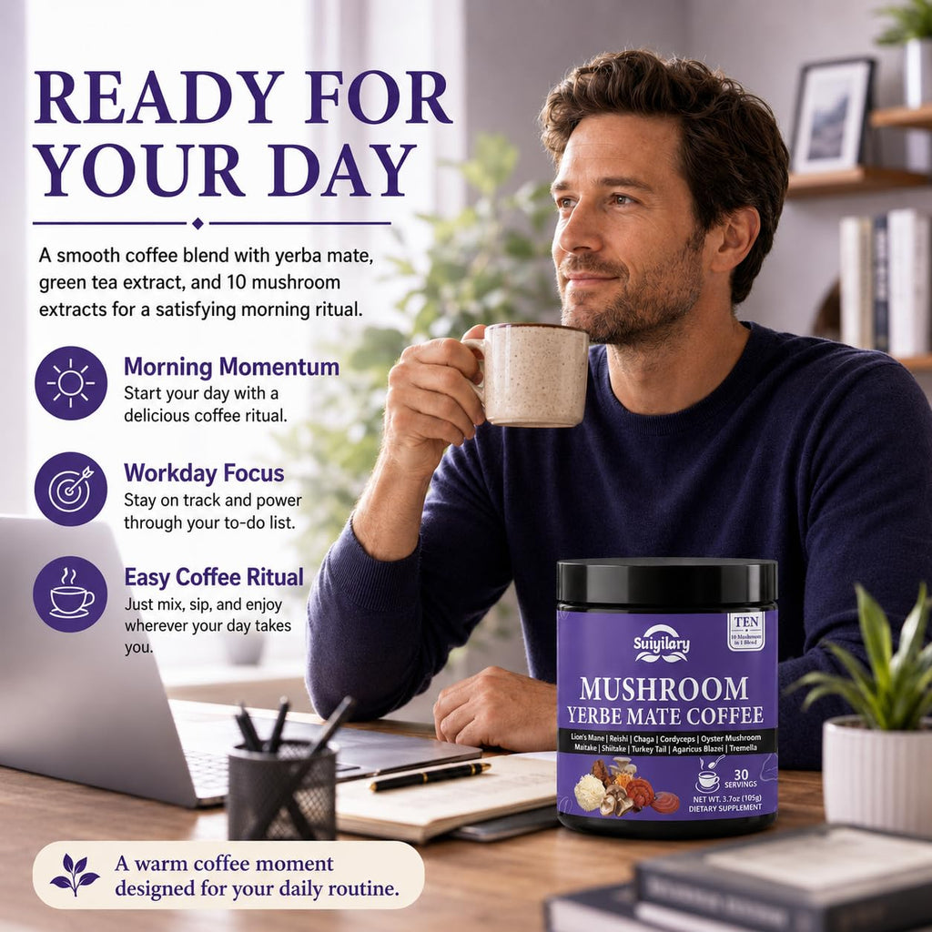 Yerba Mate energy boost coffee