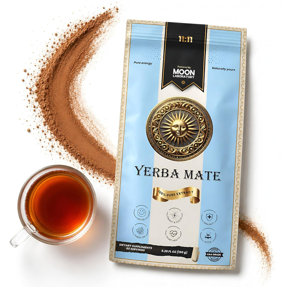 Yerba Mate instant tea powder benefits