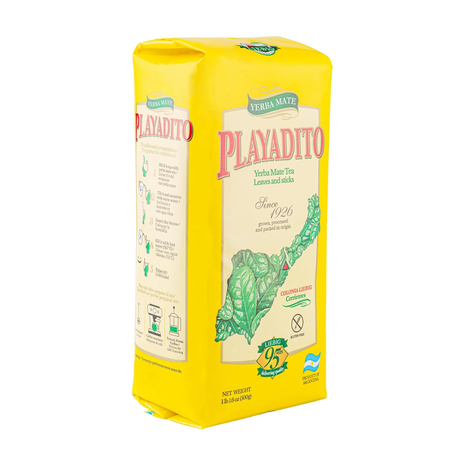 Yerba Mate Playadito 500g value pack