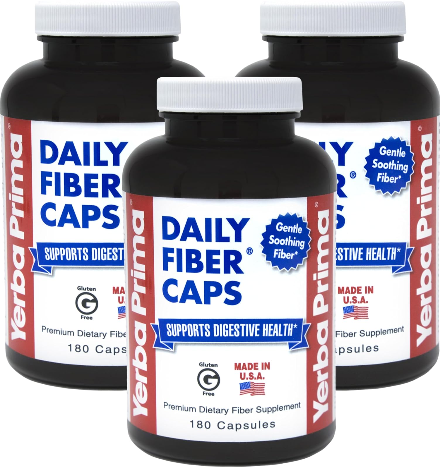 Yerba Prima Daily Fiber capsules