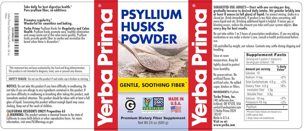 Yerba Prima fiber boost for wellness