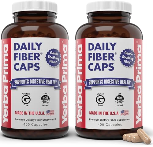 Yerba Prima fiber capsules for digestion