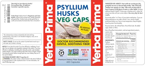 Yerba Prima fiber capsules for weight management
