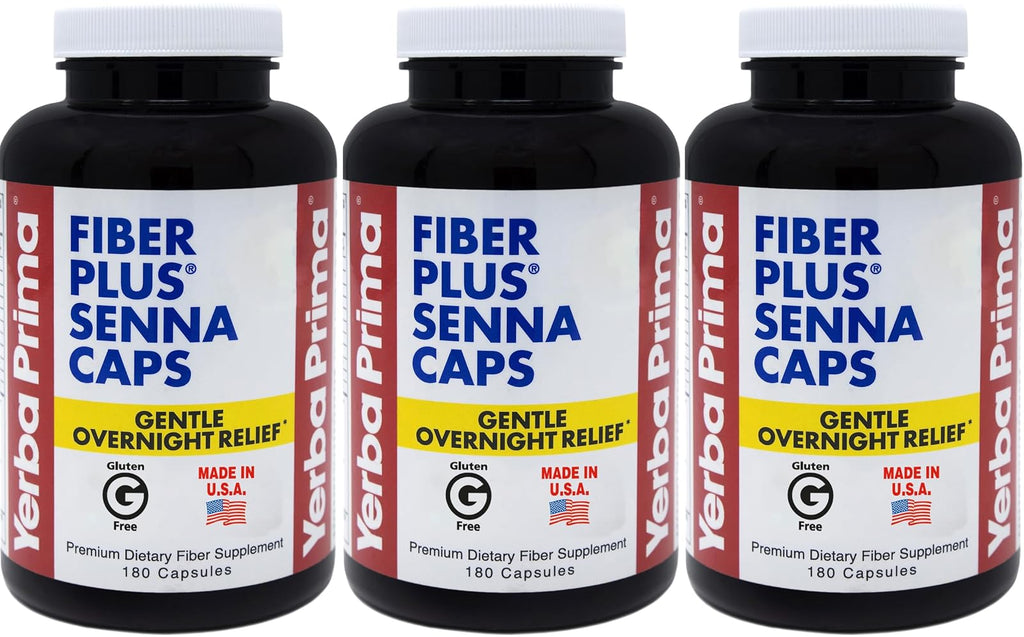 Yerba Prima Fiber Plus capsules for digestion