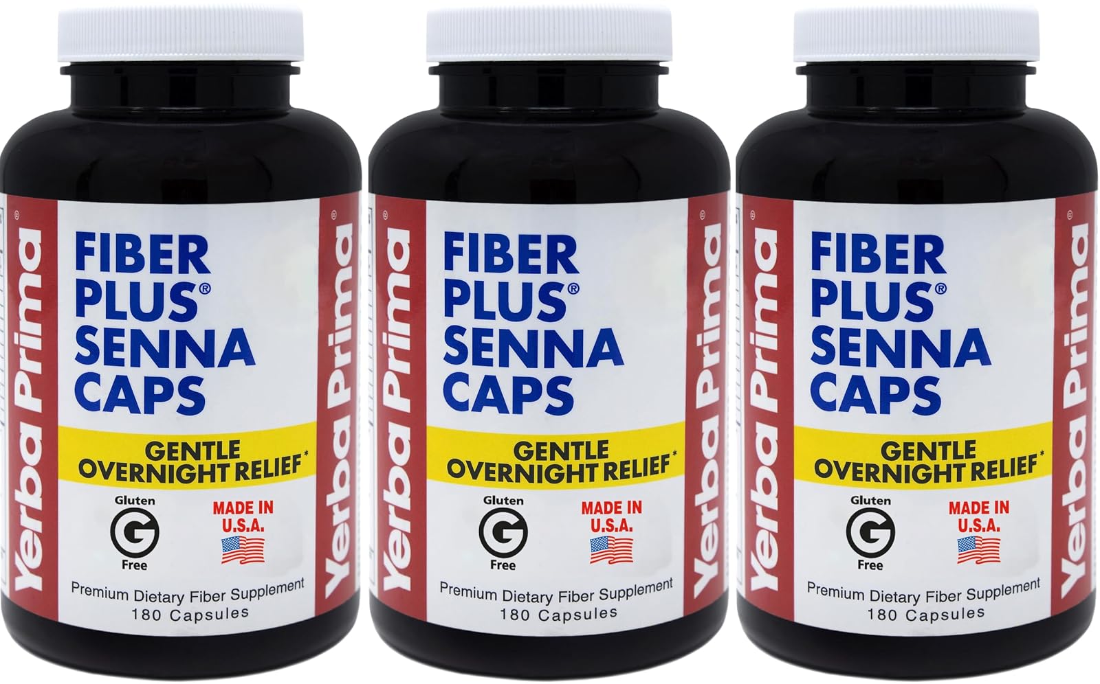 Yerba Prima Fiber Plus capsules for digestion