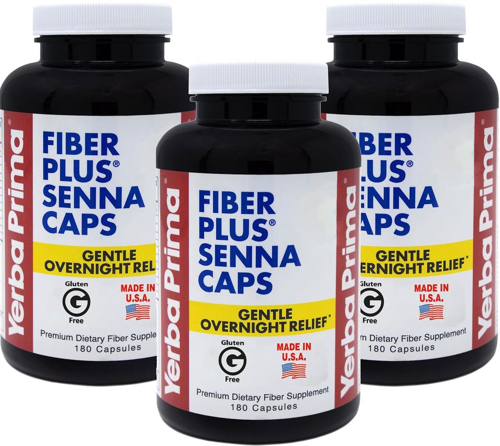 Yerba Prima Fiber Plus capsules for digestion