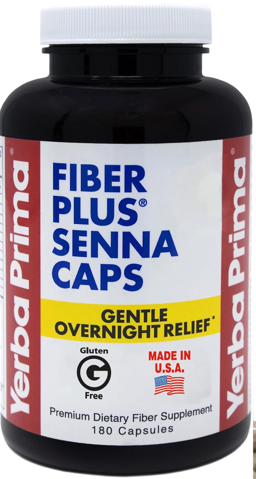 Yerba Prima Fiber Plus Senna capsules
