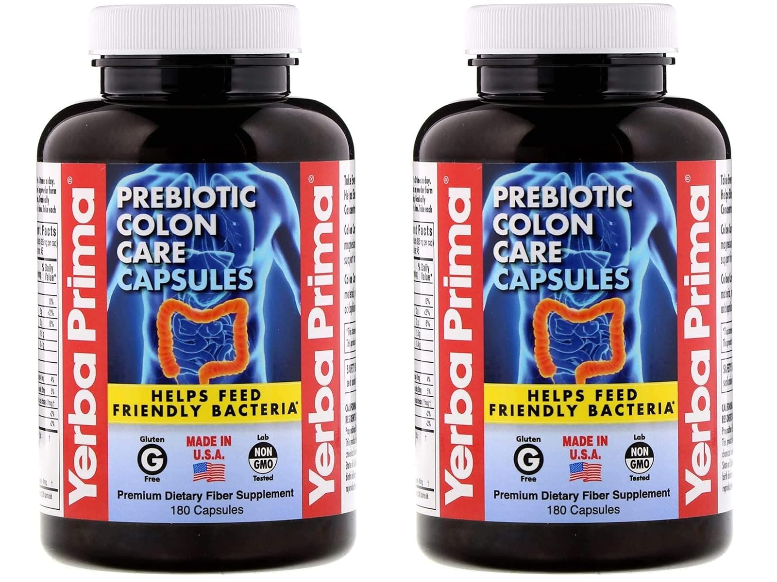 Yerba Prima prebiotic colon care capsules