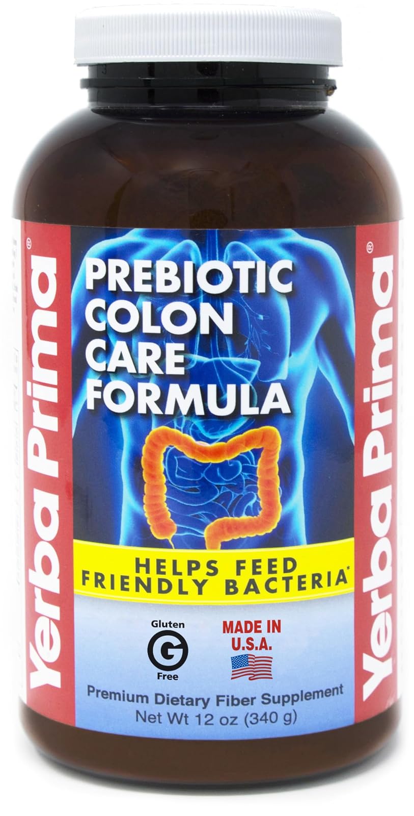 Yerba Prima prebiotic colon care powder