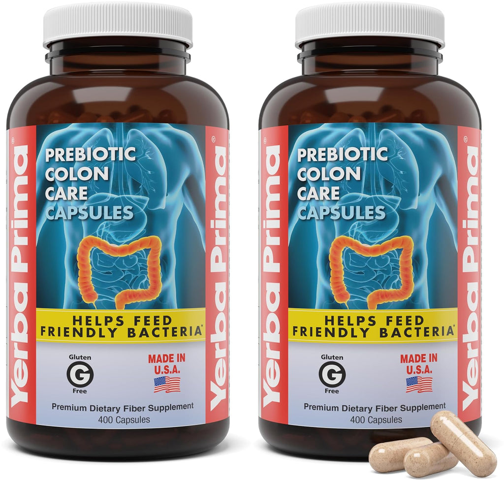 Yerba Prima prebiotic fiber capsules
