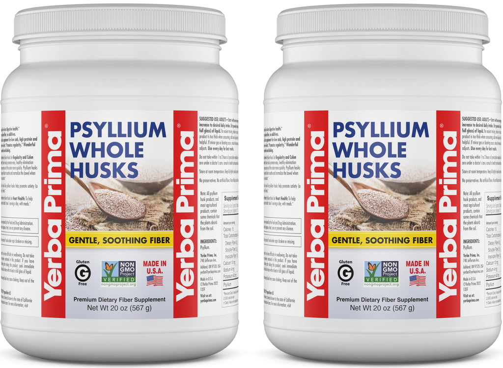 Yerba Prima psyllium fiber supplement