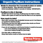 Yerba Prima psyllium for healthy bowel movement