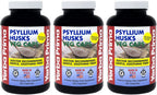 Yerba Prima psyllium husk capsules for digestion