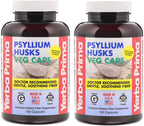 Yerba Prima psyllium husk capsules for digestive health