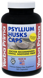 Yerba Prima psyllium husk capsules