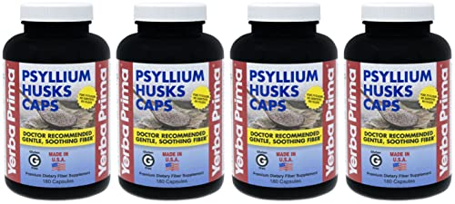 Yerba Prima psyllium husk capsules