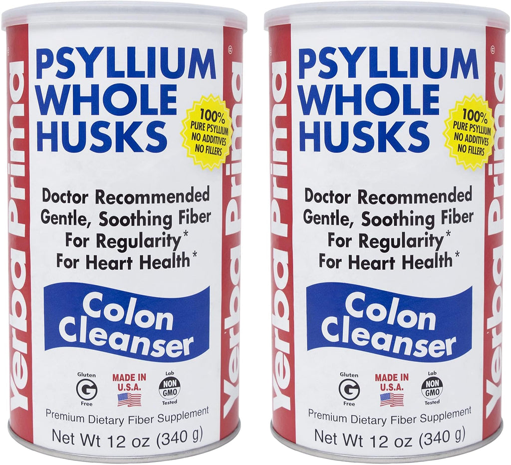 Yerba Prima psyllium husk fiber supplement