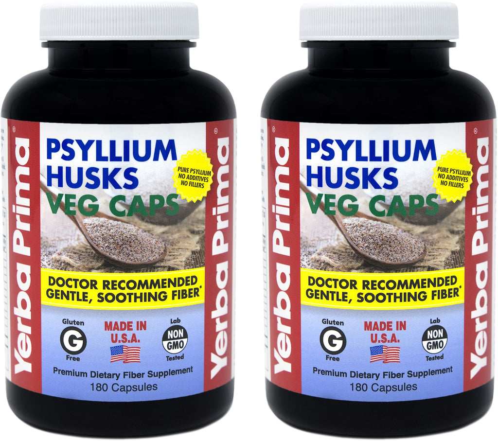 Yerba Prima psyllium husks for gut health