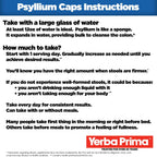 Yerba Prima psyllium husks for regularity