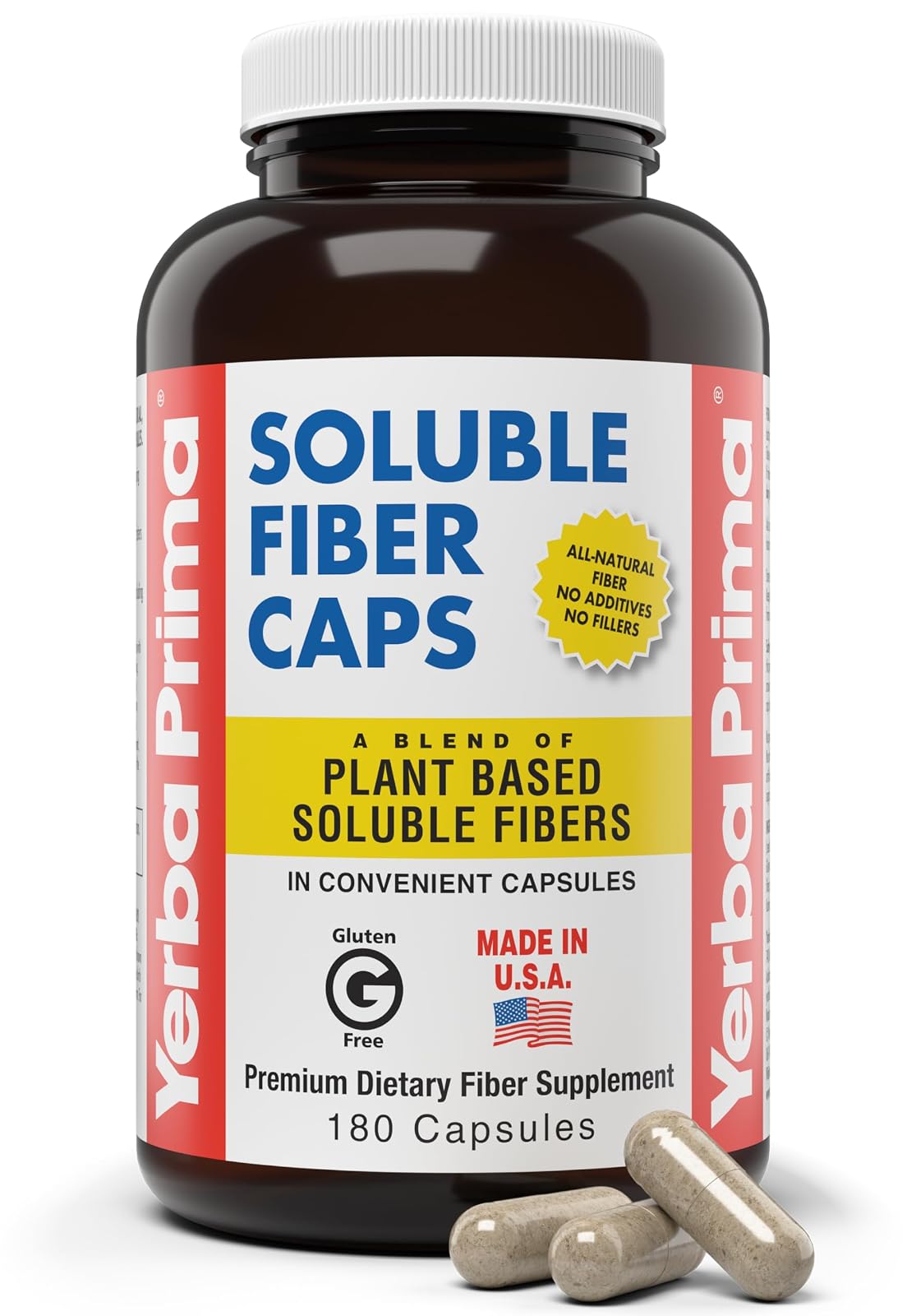 Yerba Prima soluble fiber capsules