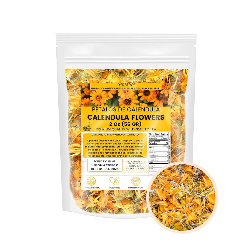 Yerbero calendula flowers herbal tea