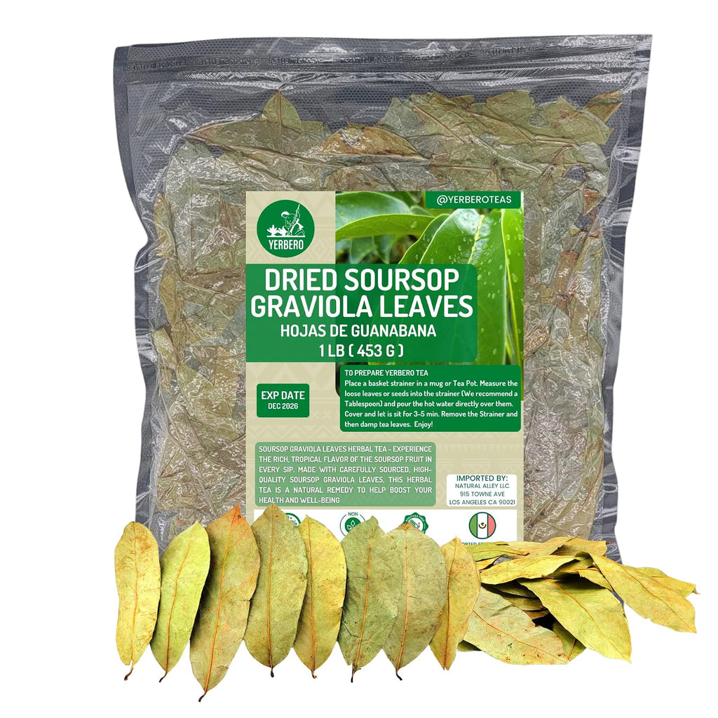 Yerbero dried graviola soursop leaves