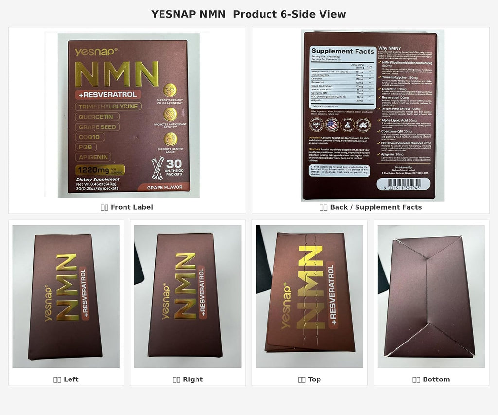 Yesnap NMN for overall wellness