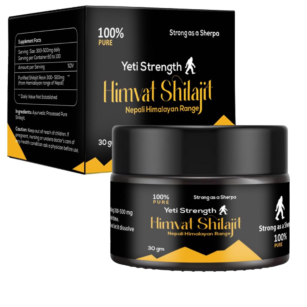 Yeti Strength Shilajit trace minerals