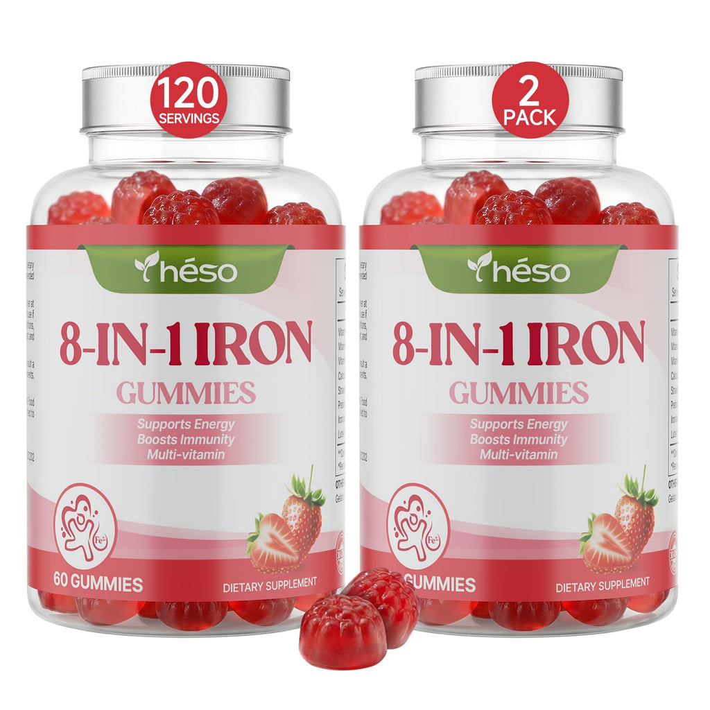 Yheso kids iron gummies strawberry