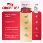 YHFGTTIO cayenne softgels for vitality