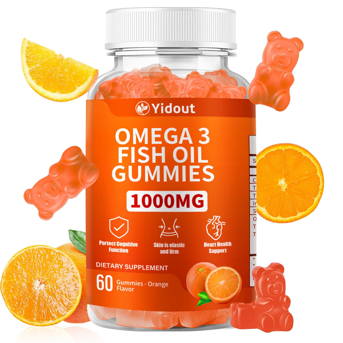 Yidout Omega 3 fish oil gummies