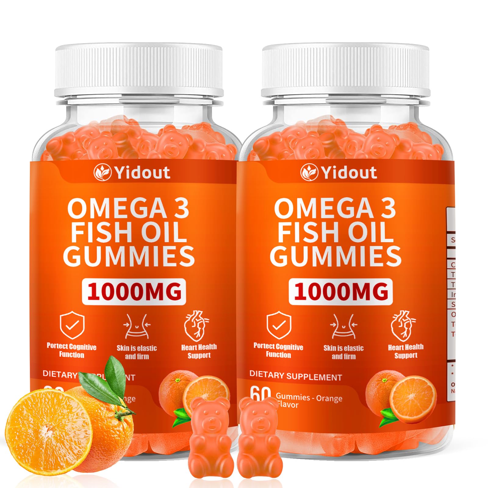 Yidout Omega 3 fish oil gummies