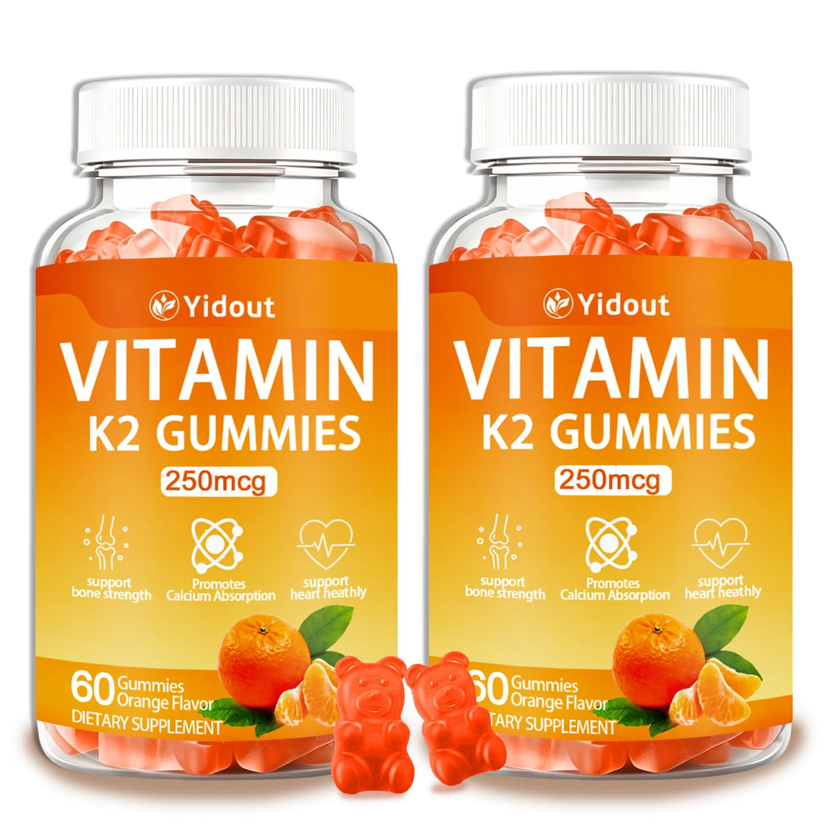 Yidout Vitamin K2 gummies for bone health